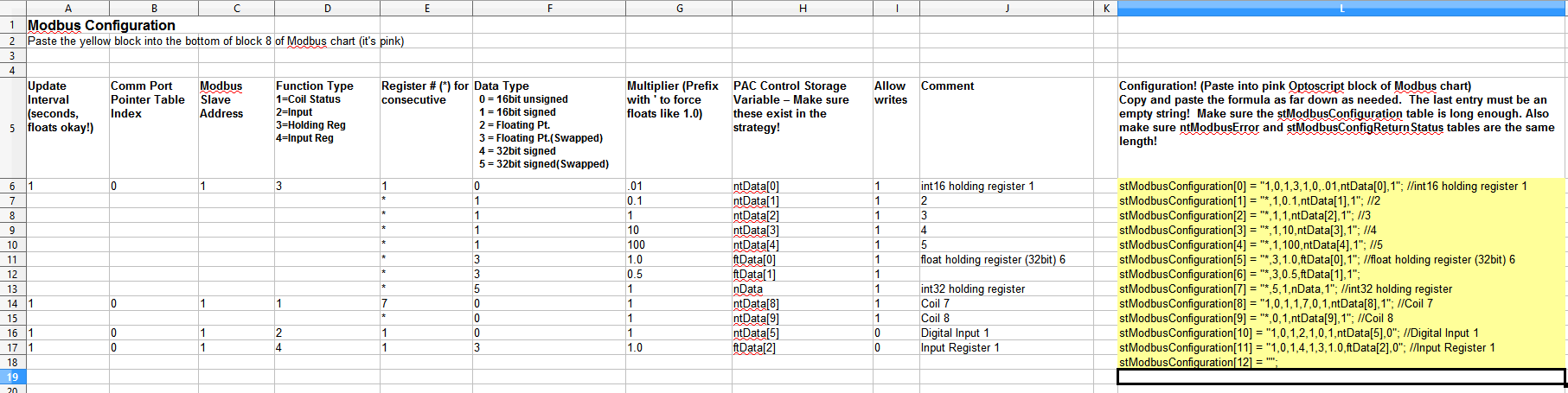 Opto22 Modbus Chart – Something really clever